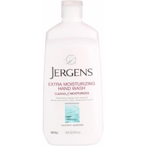 jergens xtra moisturizing hand wash refill, classic cherry almond 16 oz (pack of 2)