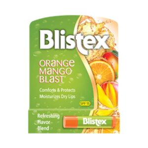 blistex lip protectant spf 15 orange mango blast.15 oz (pack of 4)