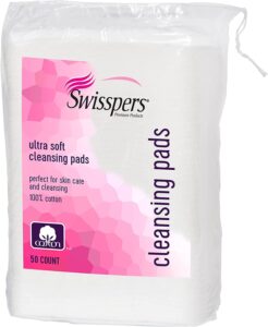 swisspers premium ultra soft facial cleansing cotton pads 50 ea (pack of 4)