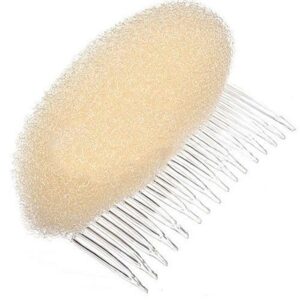 anhua®1pc bump it up volume inserts do beehive hair styler insert tool hair comb (beige)