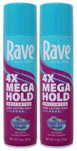 rave hs 4x mega unscnted size 11z (pack of 2)