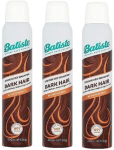 batiste dry shampoo, dark & deep brown 6.73 oz (pack of 3)