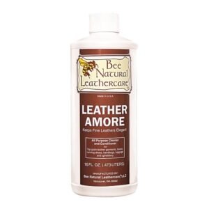 bee natural leather amore conditioner,neutral,1 pint,50-2197