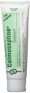 calmoseptine diaper rash ointment tube, (pack of 6)