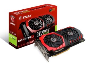 msi gaming geforce gtx 1060 6gb gdrr5 192-bit hdcp support directx 12 dual torx 2.0 fan vr ready graphics card (gtx 1060 gaming x 6g)