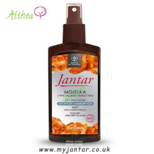 farmona jantar mist spray conditioner amber extract for dry brittle hair 200ml