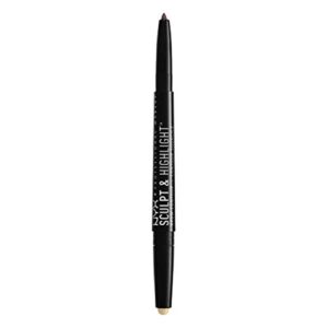 nyx professional makeup sculpt and highlight brow contour, eyebrow pencil, taupe vanilla