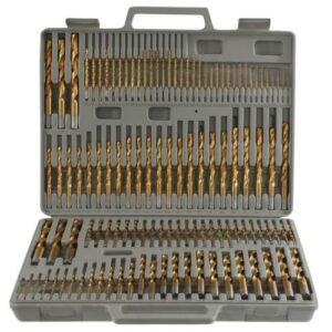 115pc titanium drill bit set w/ index case number letter fractional $0 shipping!