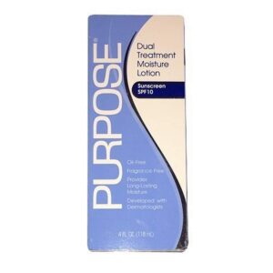 purpose dual treatment moisture lotion, spf 10,4 fl oz (pack of 3)