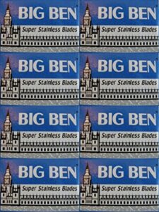 40 big ben super stainless double edge razor blades