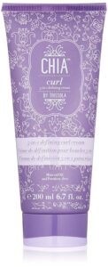 trissola chia curl 5-in-1 defining cream - hydrating leave-in curl cream (6.7 oz)