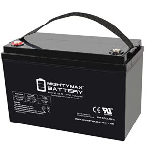 mighty max battery ml125-12 - 12 volt 125 ah, internal thread (int) terminal, rechargeable sla agm battery