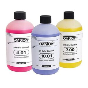 oakton wd-05942-10 oakton calibration buffer pack, 500 ml bottle each of 4.01, 7.00 and 10.00 standards