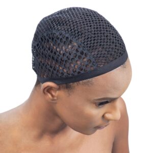 freetress polyester shake n go premium crochet wig cap with combs