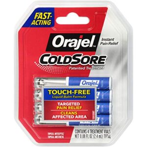 orajel cold sore treatment – instant relief for cold sore pain- from #1 oral pain relief brand