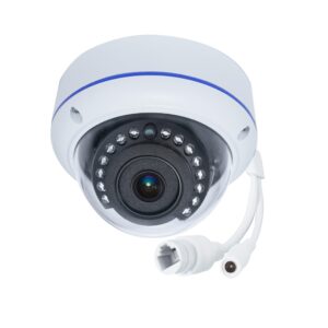 hd 5mp 4mp poe ip 180 degree wide angle dome cctv security camera 1.7mm fisheye lens outdoor/indoor h.265 with mic/audio night vision surveillance network camera