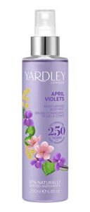 yardleylondon yardley london april violets fragrance mist 200 ml