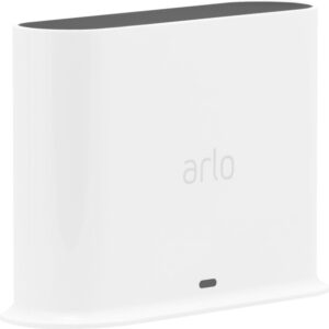 arlo certified accessories | smarthub add-on unit, designed pro 2, pro 3, pro 4, pro 5, ultra, ultra2, floodlight, essential indoor, doorbells, microsd card local storage, white, vmb5000