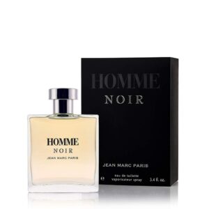 jean marc paris homme noir eau de toilette spray 100ml, men's cologne, 3.4 fl. oz., woody cologne, notes of grapefruit, tobacco, and tonka bean