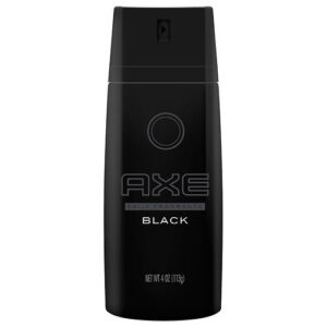 axe black body spray for men daily fragrance 4 oz(pack 2)