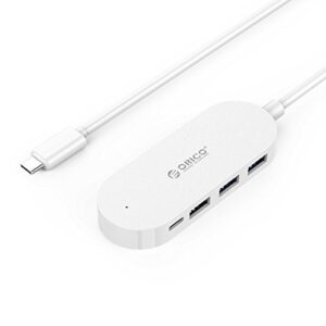 orico hc1-wh type-c charging port x 1, usb 3.0 x 2, usb 2.0 x 1, white