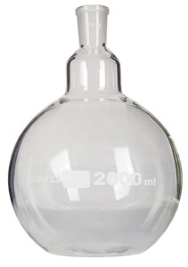 gsc international ffb2000-24-40 flat bottom flask, 2000ml, 24/40 ground glass joint