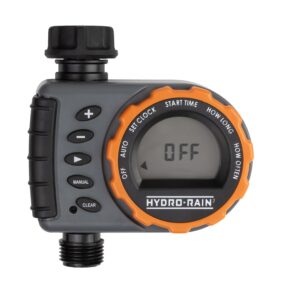 hydro-rain hrc 980 digital hose tap timer with 1 outlet 4 programmable time settings