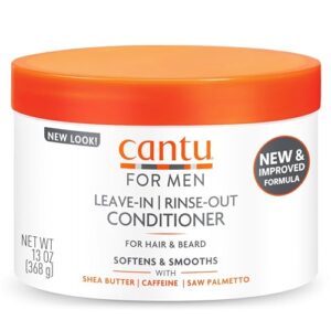 cantu men's collection leave-in conditioner, 12 oz (packaging may vary)