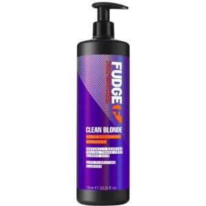 shampoo by fudge clean blonde violet-toning shampoo 1000ml