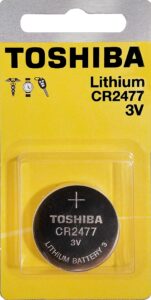 toshiba cr2477 3 volt lithium coin cell (1 battery)