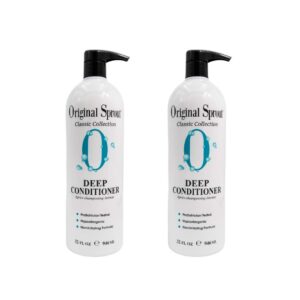 original sprout deep conditioner. organic vegan deep conditioning treatment for natural hair care. 32 ounces. 2 pack. (packages may vary)