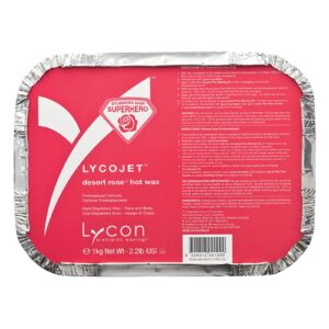 lycon lycojet desert rose wax stripless hard wax 35.3 oz