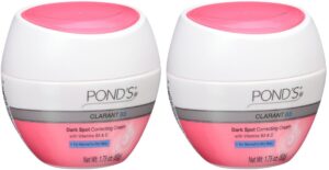 ponds clarant b3 dark spot correcting cream 1.75 oz, 2 pack