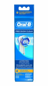 oral b precision clean, formerly flexisoft toothbrush heads, 6 ct