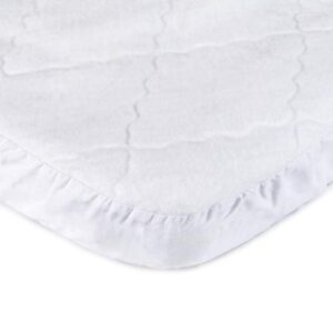 babydoll bedding bassinet waterproof mattress protector, 13" x 29"