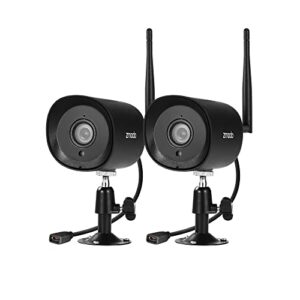 zmodo 720p hd wireless security surveillance video camera system - outdoor home