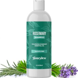 purifying rosemary shampoo sulfate free - lavender rosemary and tea tree shampoo for thinning hair and scalp care - paraben and sulfate free clarifying shampoo for build up with essential oils