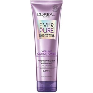 l’oréal paris moisture sulfate free conditioner, hair care for color-treated hair with rosemary botanicals, everpure, 8.5 oz (packaging may vary)