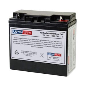 upsbatterycenter® 12v 18ah replacement battery for champion 100155 portable generator 7200w/9000w