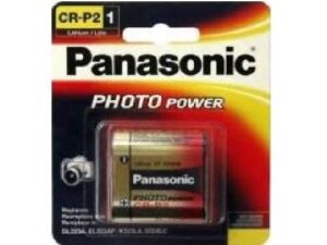 panasonic cr-p2 (223a) 6 volt lithium battery (on a card)