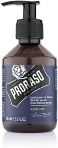 proraso beard wash - azur lime