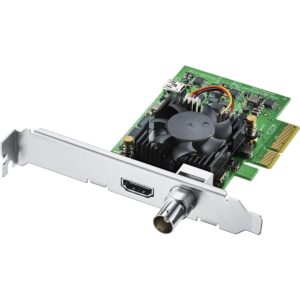 blackmagic design decklink mini monitor 4k pcie playback card, 6g-sdi