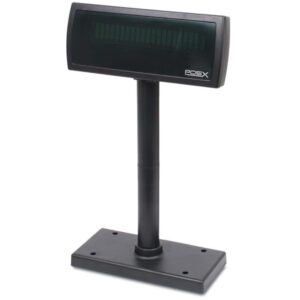 pos-x xp8200u customer pole display, usb powered, black