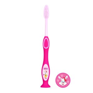 chicco toothbrush 3-6 years, pink