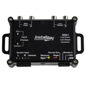 install bay - line driver/line output converter 2 channel - retail pack (ibr67), display products