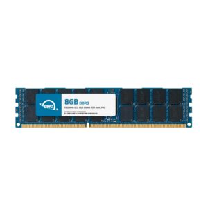 owc 8gb ddr3 ecc registered pc3-10600 1333mhz cl9 sdram memory ram upgrade module compatible with 2009 2010 2012 mac pro nehalem & westmere models (owc1333d3mpe8gb)