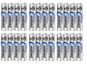 24 x aaa energizer ultimate lithium (l92) batteries