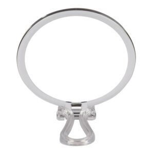 miss sweet folding hand held mirror with 10x magnification & true image, 6.1inch travel mirror (10x)