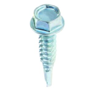 #10 x 1” hex washer head self-drill screws, 100