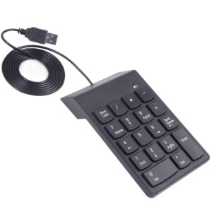 kadaon numeric keypad,usb numeric keypad, usb 18 key number numeric keypad keyboard for laptop/notebook pc computer